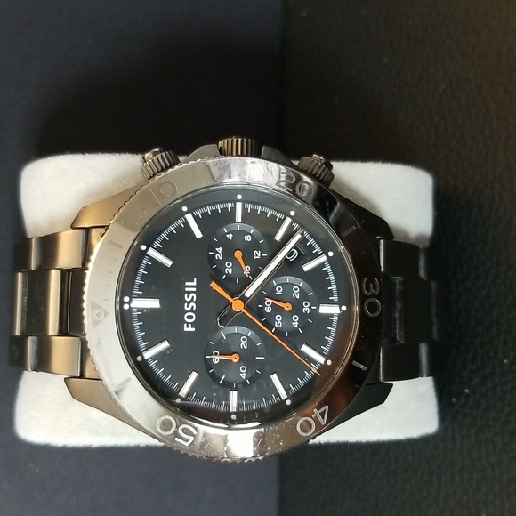 Fossil | Other | Fossil Ch2864 Black Dial Chronograph | Poshmark